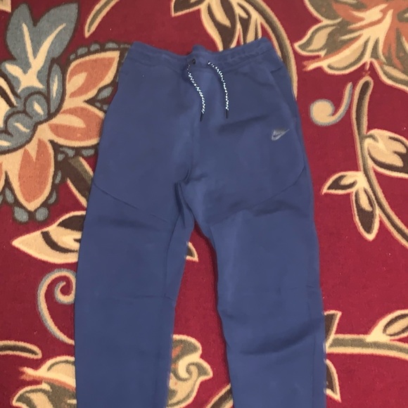Nike | Pants | Nike Blue Tech Sweatpants | Poshmark